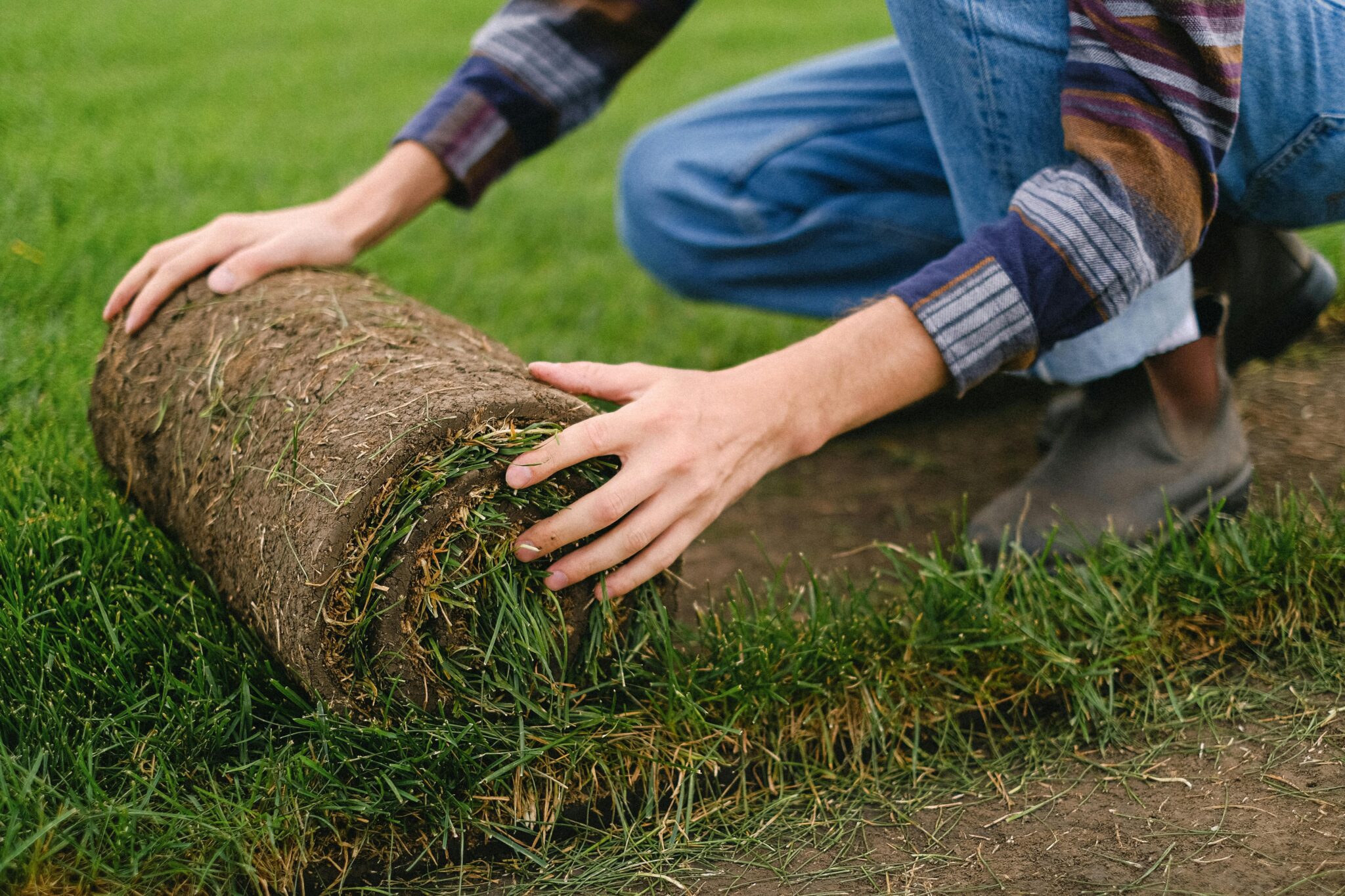 New sod installation for your beautiful home